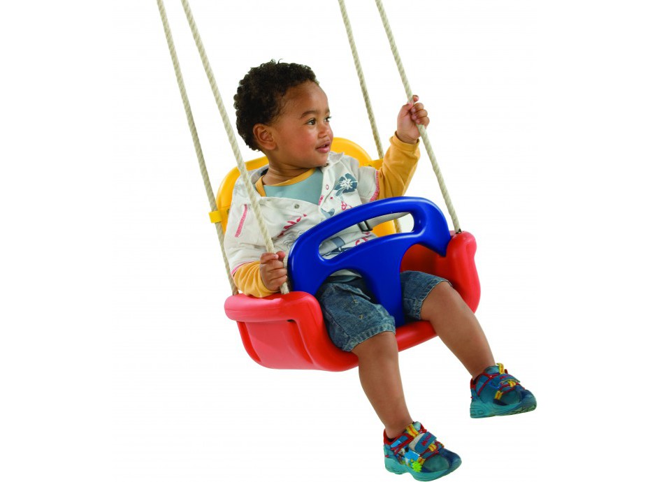 Baby seat growing type red yellow blue